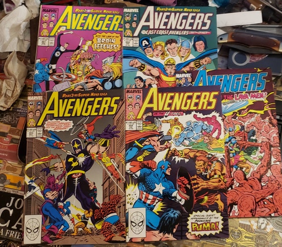 Avengers 301 302 303 304 305 Vintage 1989 Comic Book - Etsy