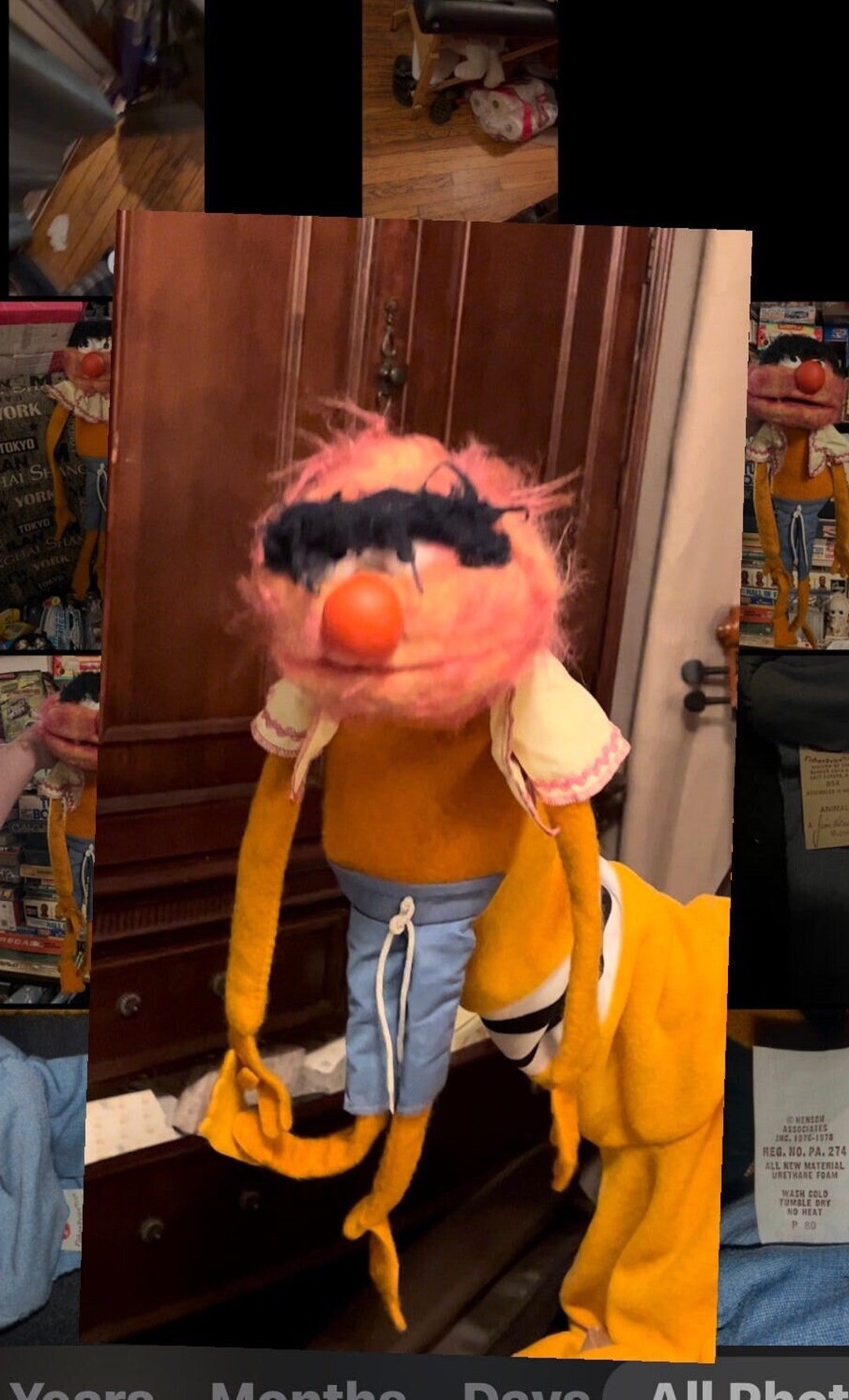 Animal Jim Henson Muppet Doll. House Drummer From the Muppet - Etsy