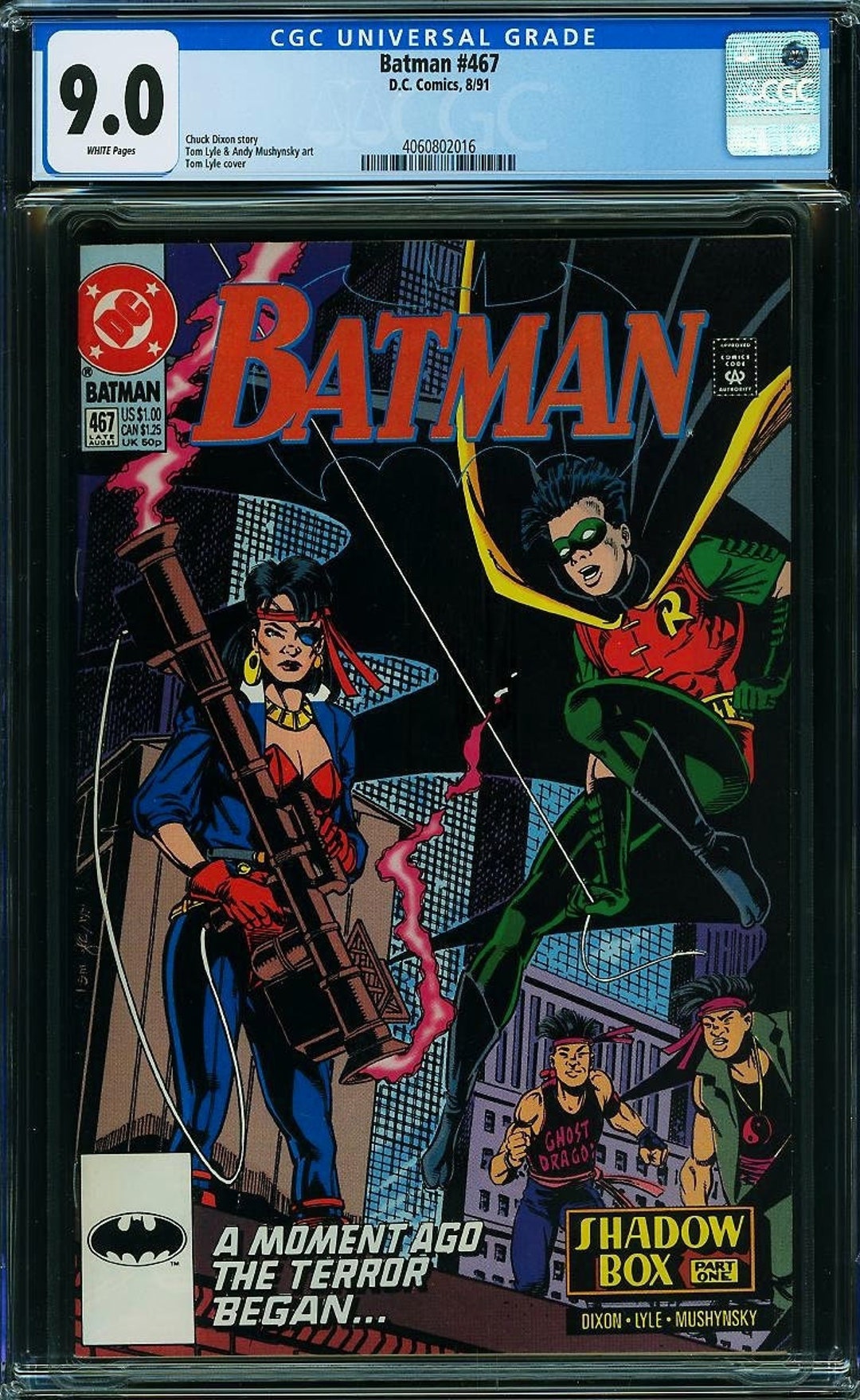 Batman #467 CGC 9.0 (1940) Aug 1991 DC King Snake! Part 1 of 3 in ...