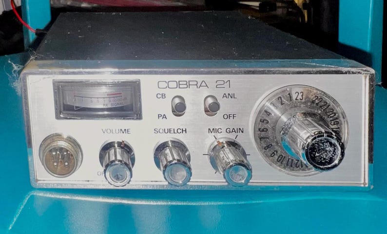Vintage Cobra 21 CB Radio 23 Channel, Cobra 21 LTD 40 Channel Citizens ...