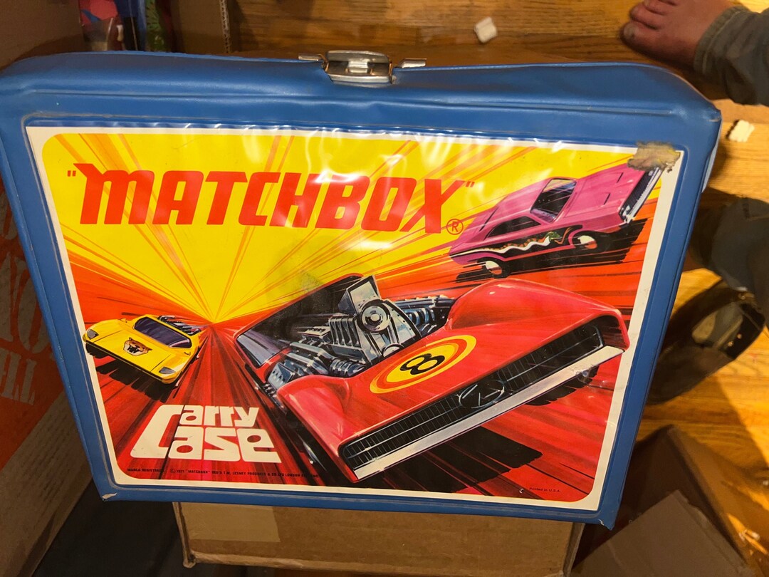 Vintage 1971 Matchbox Lesney 24 Car Carry Case and a Variety of Over 50 ...