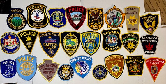 Sheriff Dept Patches State Police, City, County, Fed … - Gem