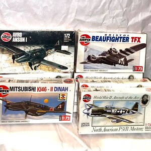 Model Aircraft. Vintage Airfix Model Military Aircraft From Brittan's ...