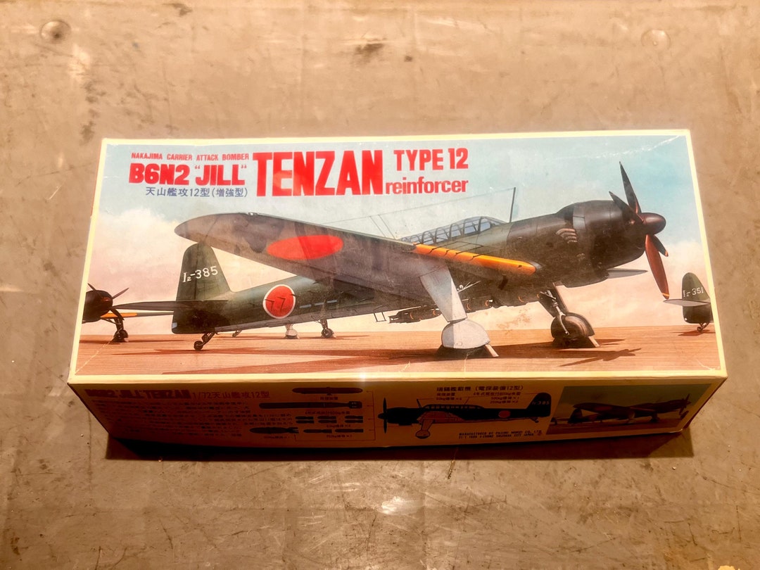 1/72 Fujimi B6N2 Jill Tenzan Type 12 Reinforcer WW2 Japanese Plastic ...