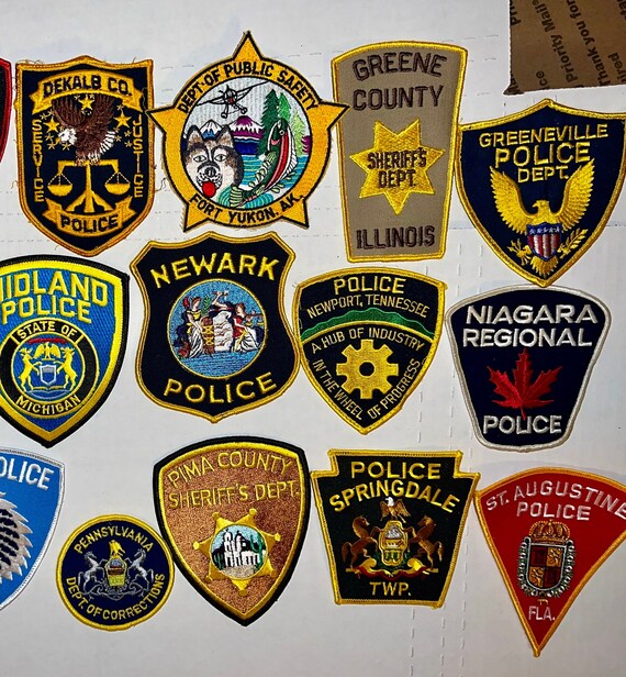 Sheriff Dept Patches State Police, City, County, Fed … - Gem