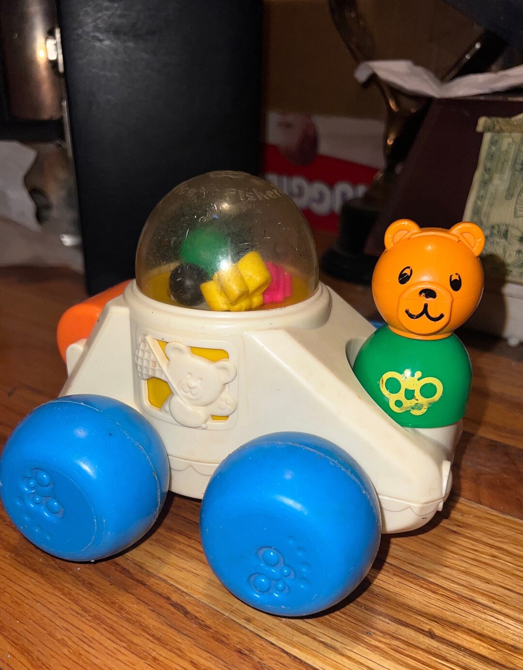 Fisher Price Poppity Pop Car. Push the Car and Watch the Multicolored ...