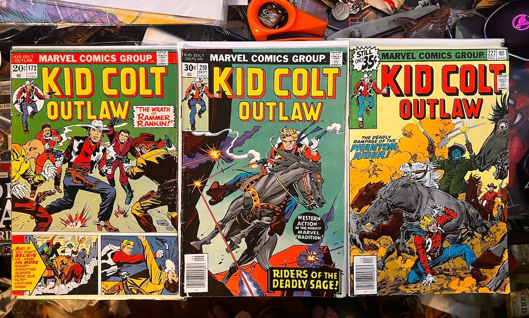 Kid Colt Outlaw #172, 210, 227 Stan Lee, Jack Keller 3 Issues Vintage ...