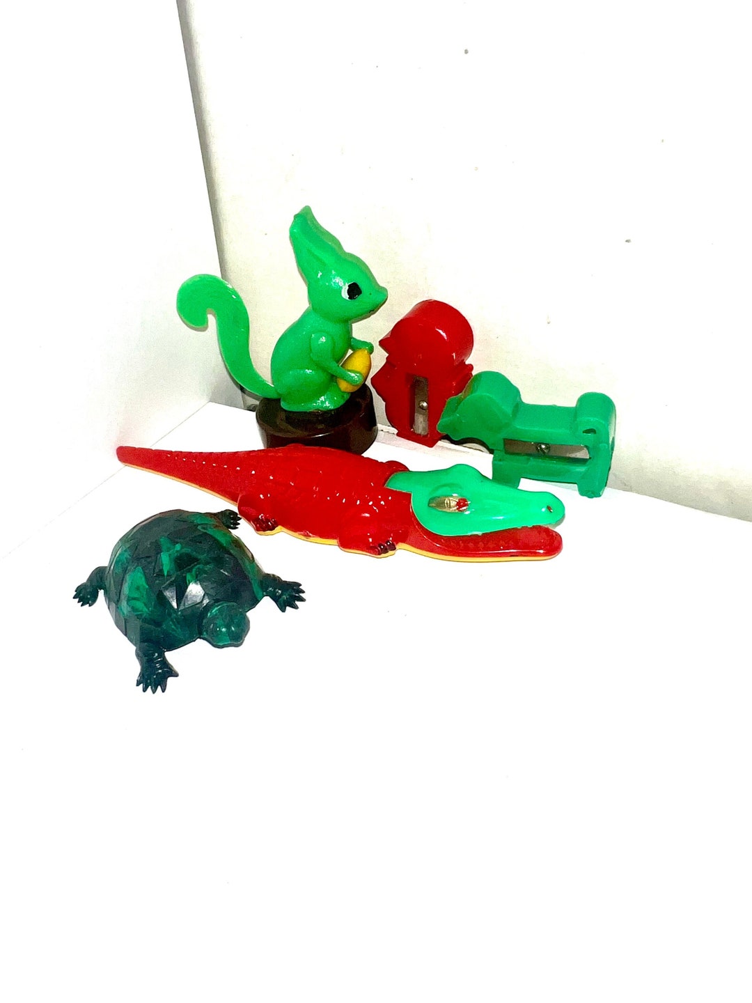 Pencil Sharpeners With Mechanical Chomping Gator Lot5 Vintage 1960s ...