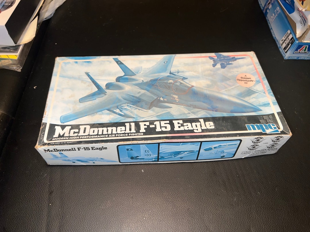 MPC Mcdonnell F 15 Eagle 1/72 Scale Vintage Model Aircraft. Complete ...