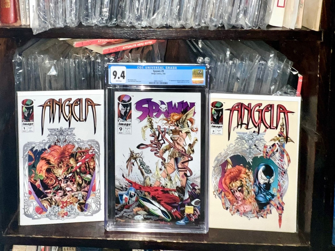 Spawn #9 CGC 9.4 + Angela #1 & 2 Thor’s Half-sister, Asgardian ...