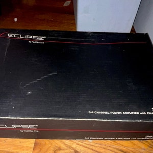 Eclipse Fujitsu Ten Amplifier 3650 5/4 Channel Rare Old School Amp Hi ...