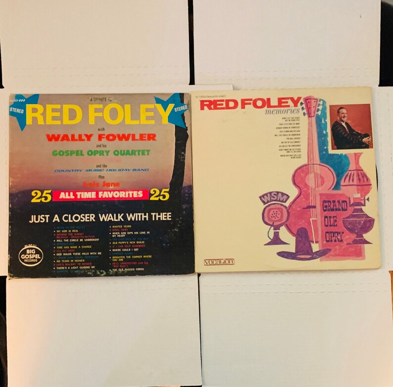 Vinyl Record Albums of Red Foley Music memories - Etsy