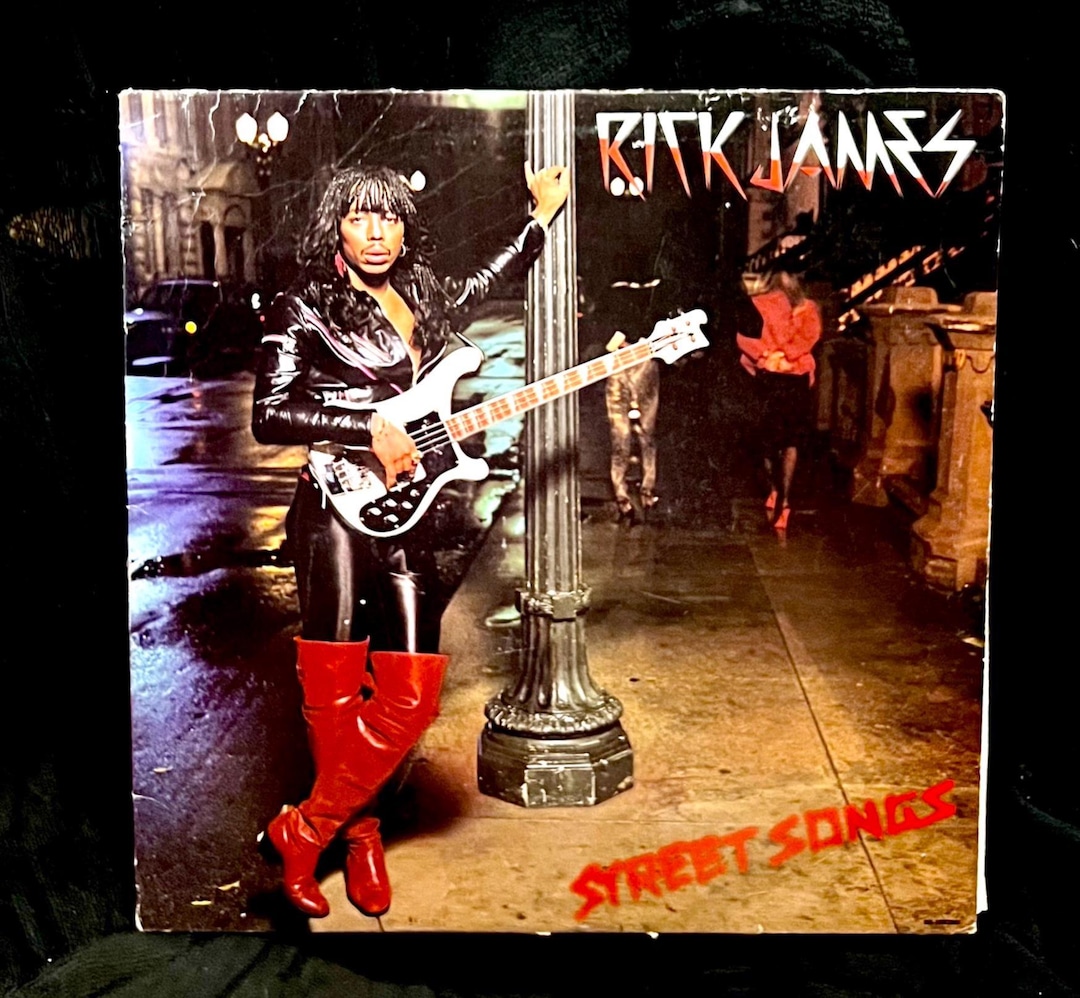 Rick James - Street Songs Vintage Vinyl 1981 Record Album. Super Freak ...
