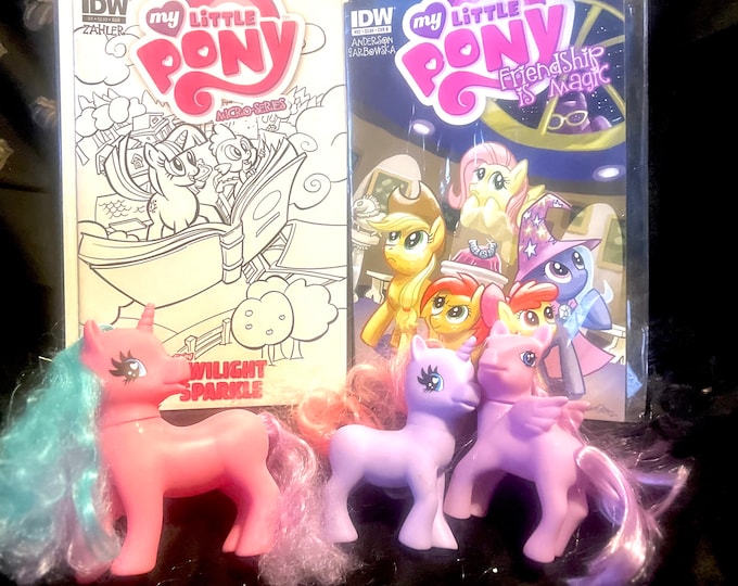 My Little Pony 1982 Hasbro and My Little Pony Comics Books Vintage ...