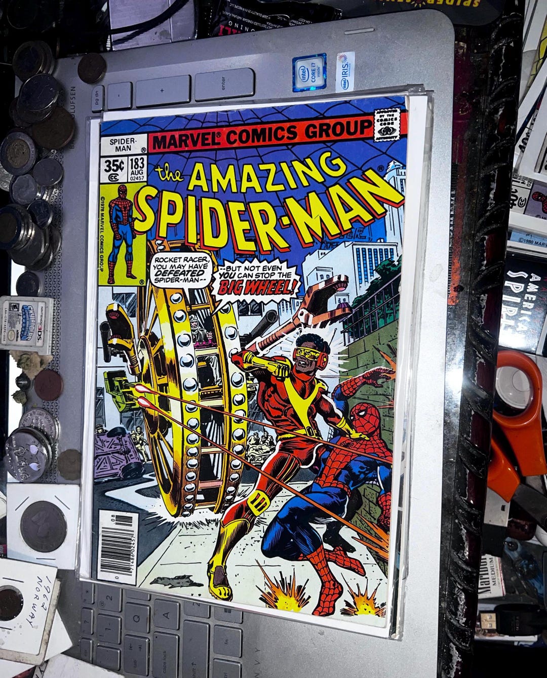 Amazing Spider-Man #183 Augudt 1978 Marvel Comics, The Big Wheel , The ...