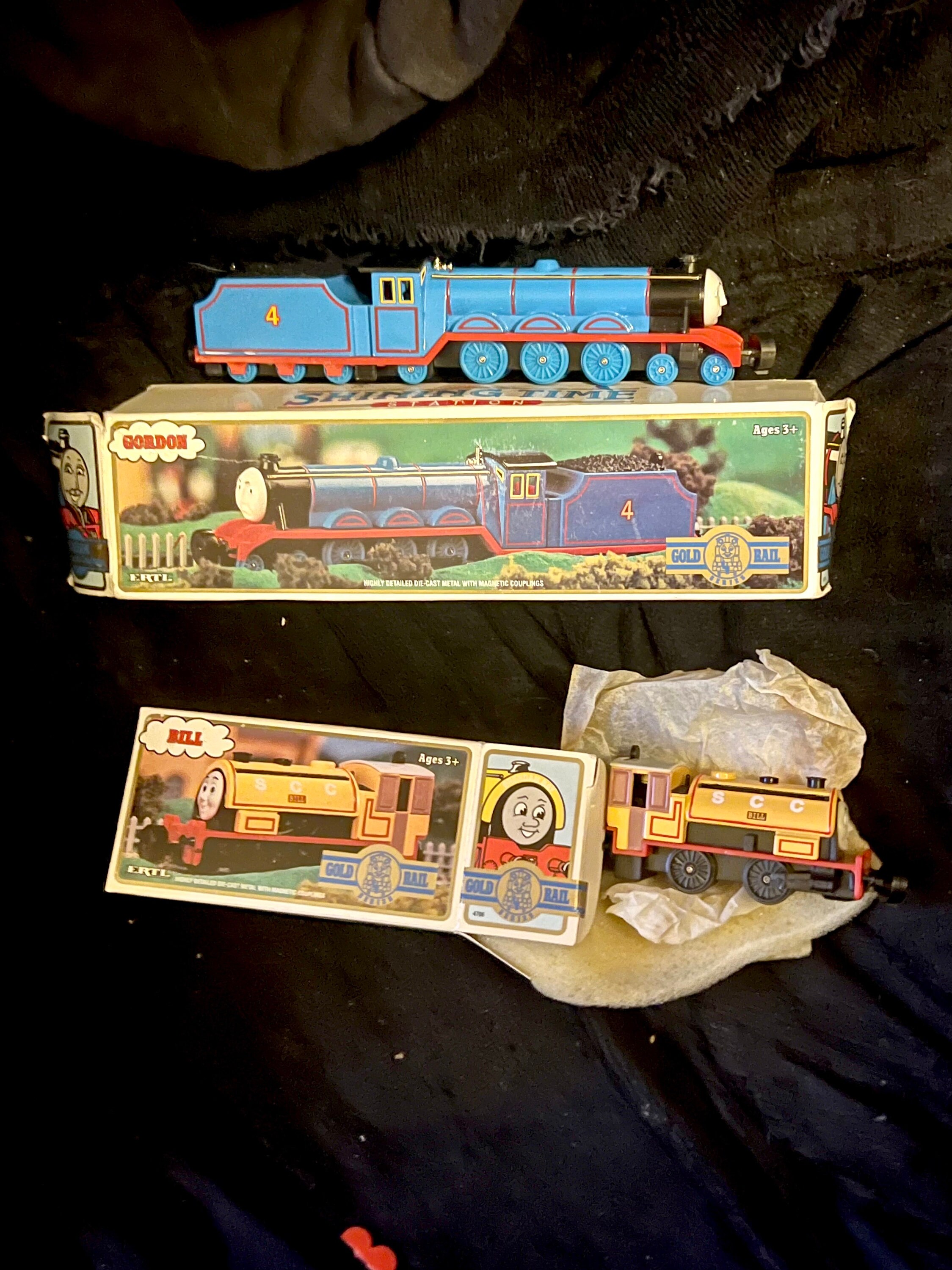 Thomas the Train Shining Time Station Gold Rail Series Bill and Gordon ...