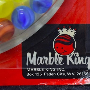 1965 Marble King Marbles Game. Set NIB Original, Unopened Package W ...