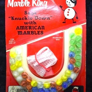 1965 Marble King Marbles Game. Set NIB Original, Unopened Package W ...
