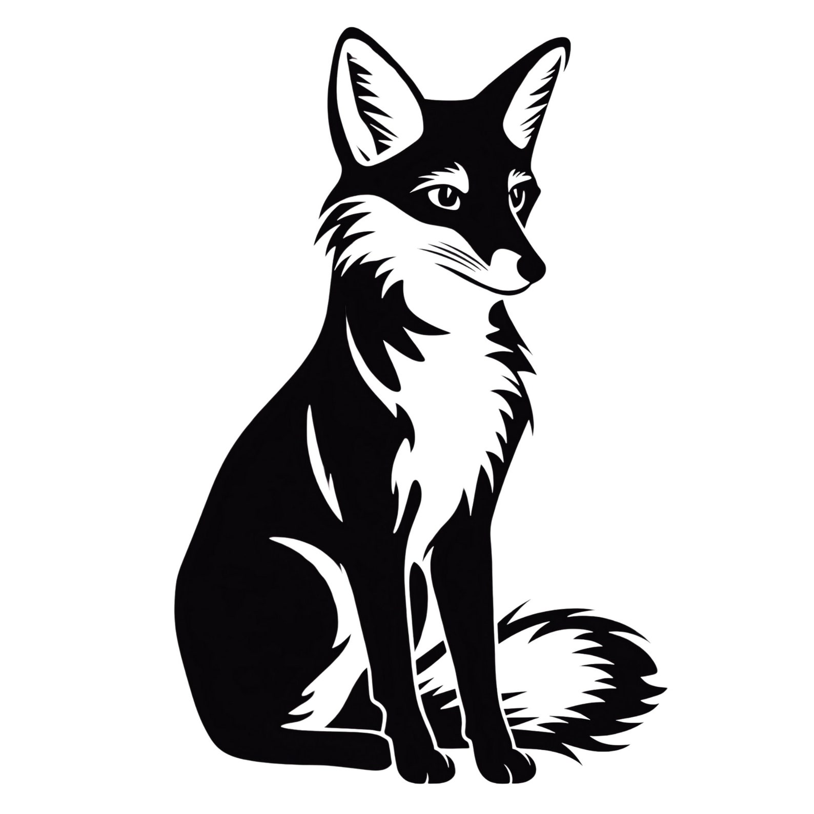 12 Woodland Animals Linocut Woodcut Tracing Designs - Fox, Rabbit ...