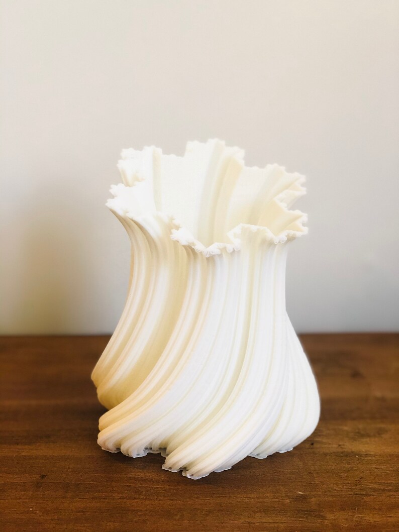 Geometric Eco-Friendly Modern Planter Fractal Twist for House | Etsy