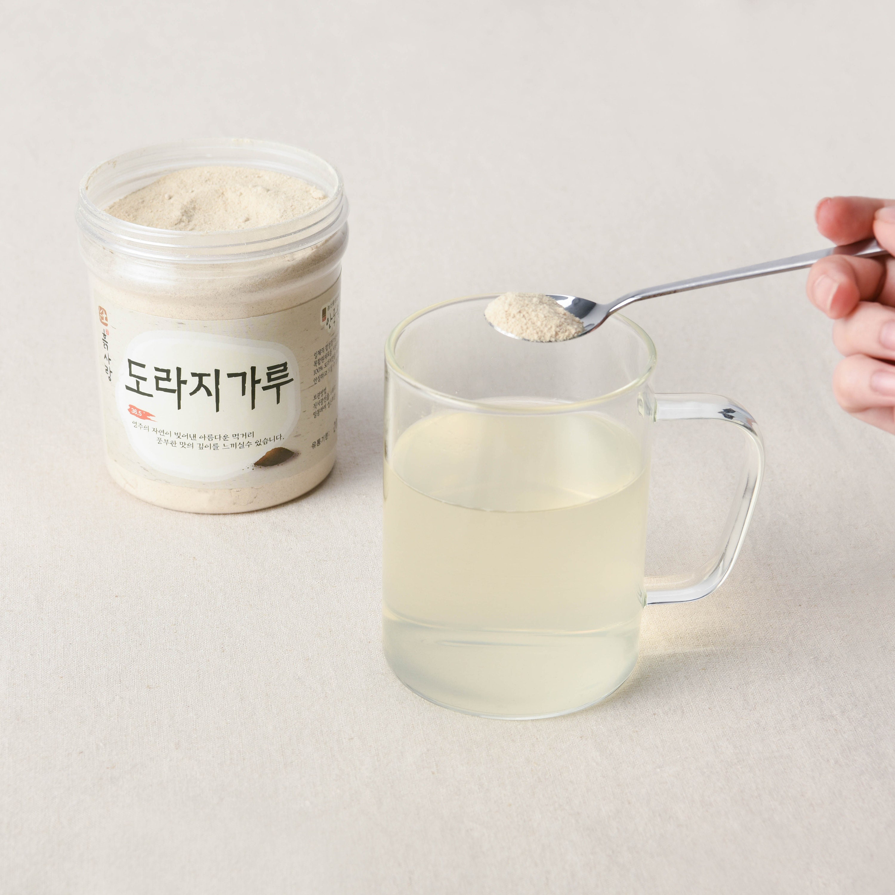 Korean 100% Pure Balloon Flower Bellflower Root Flour Powder 180g / 6 ...