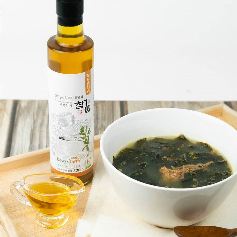 Korean Traditional Raw Perilla Oil / Perilla Oil / Sesame Oil 300ml ...