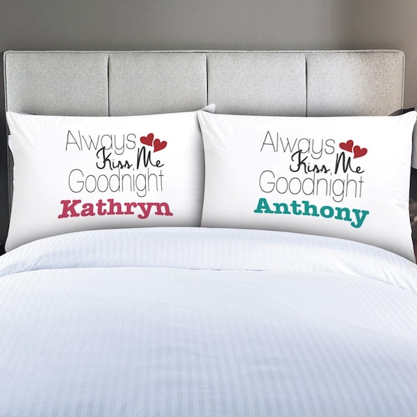 Couples Pillowcases - Etsy
