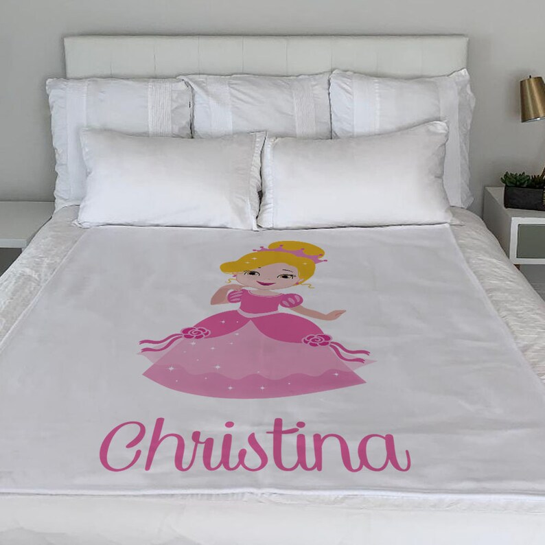 Personalized Princess Blanket | 30" X 40" | 50" X 60" - Etsy