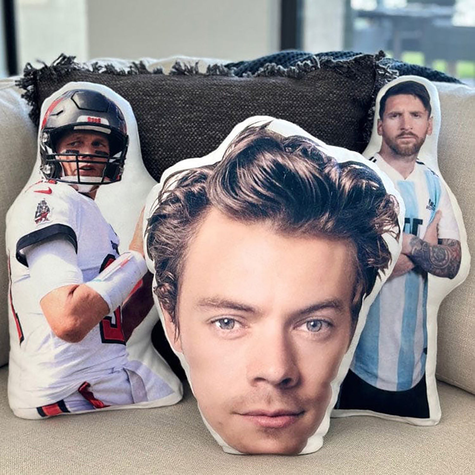 Flash Sale Personalized 3D Throw Face Pillow Customized Soft Face ...