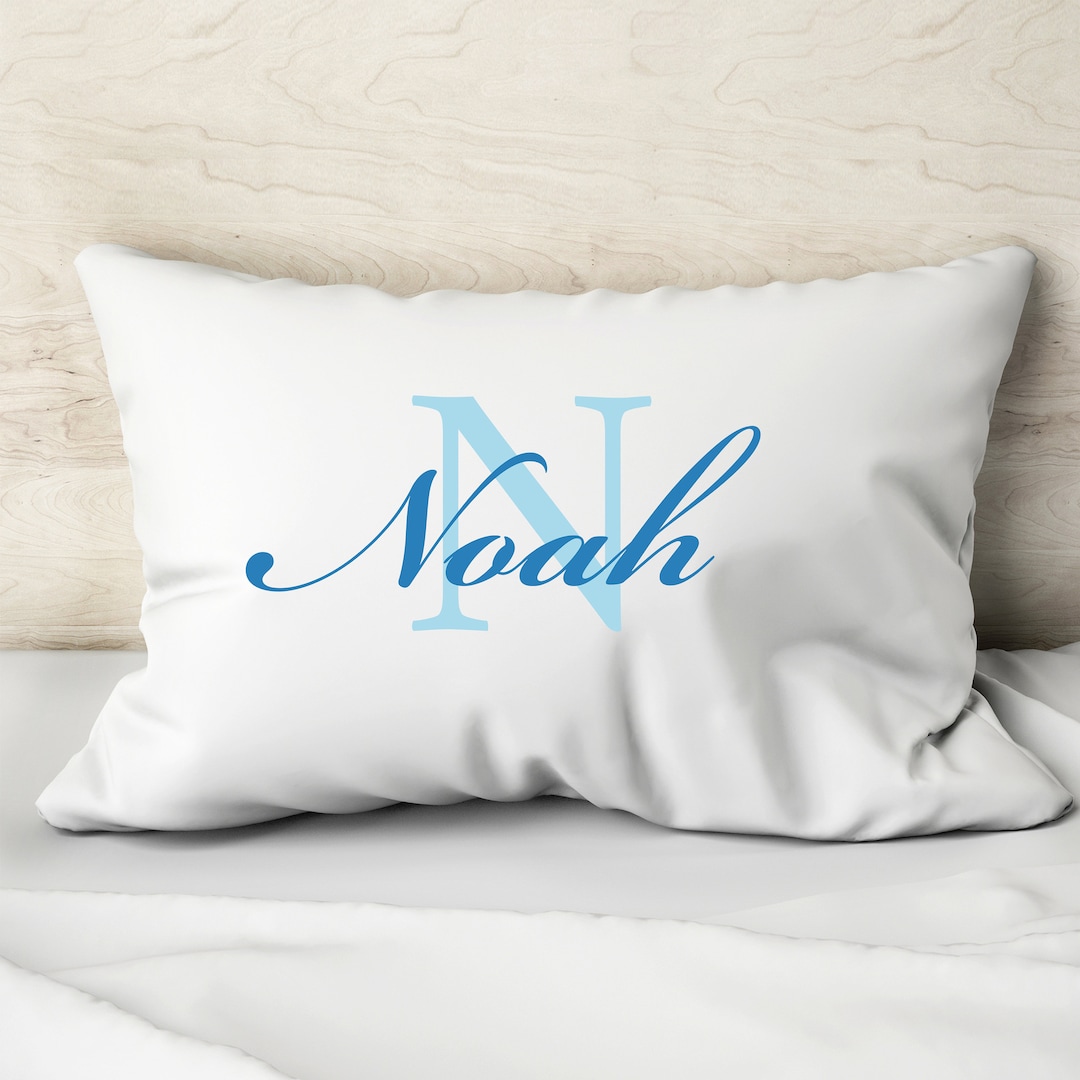 Personalized Monogram Custom Pillow Case | Sleeping Pillowcase | 20"x30 ...