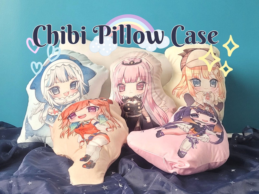 Holomyth Chibi Pillows CASE ONLY - Etsy