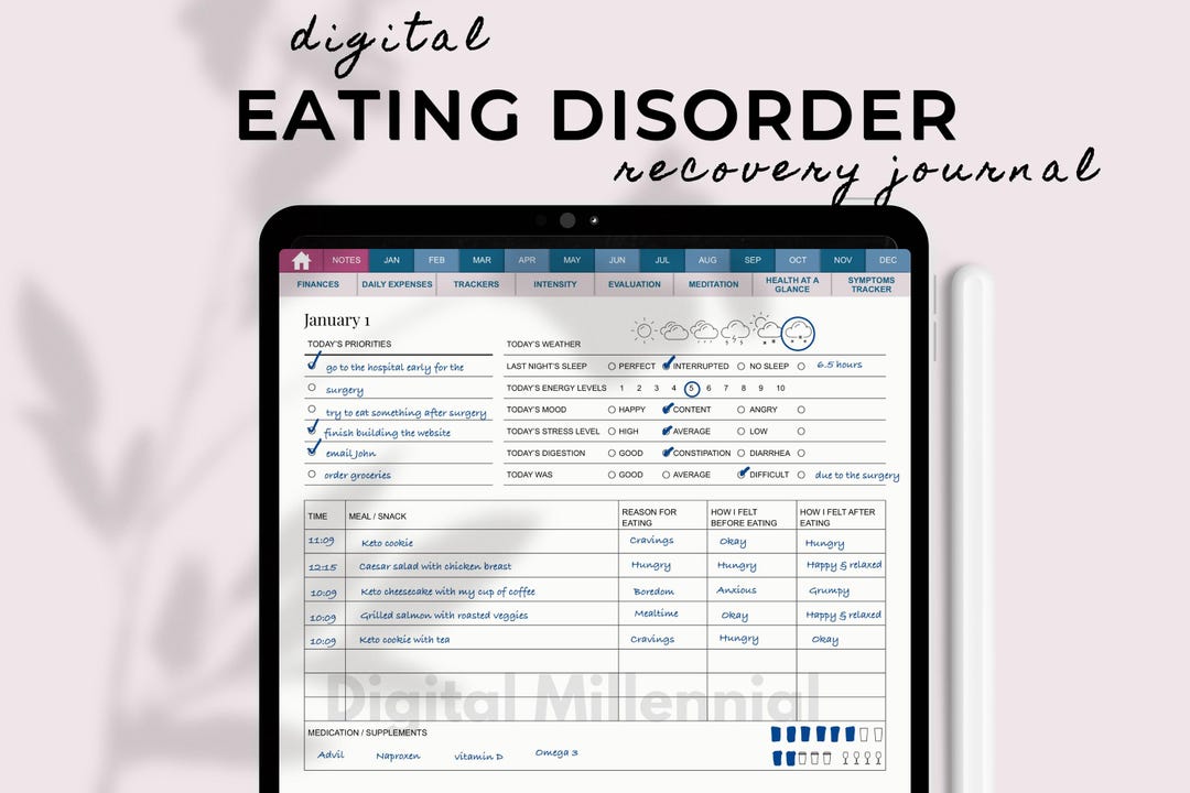 Digital Eating Disorder Recovery Journal to Help You Reclaim Your Life ...