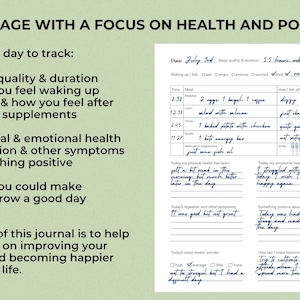 Printable Eating Disorder Recovery Journal for Anorexia, Bulimia ...