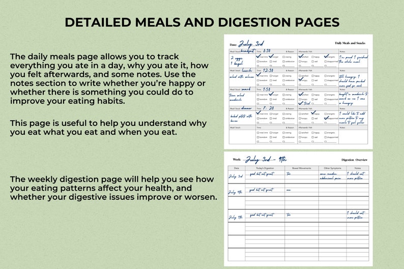 Printable Eating Disorder Recovery Journal for Anorexia, Bulimia ...