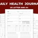 Printable Daily Health Journal for Physical and Emotional - Etsy Canada