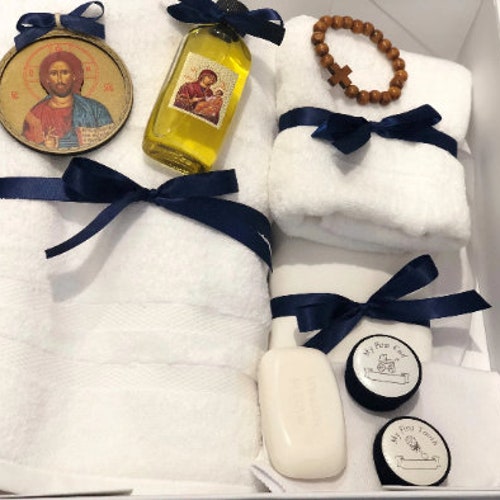 Orthodox Personalised Baptism Package standard Box choose - Etsy