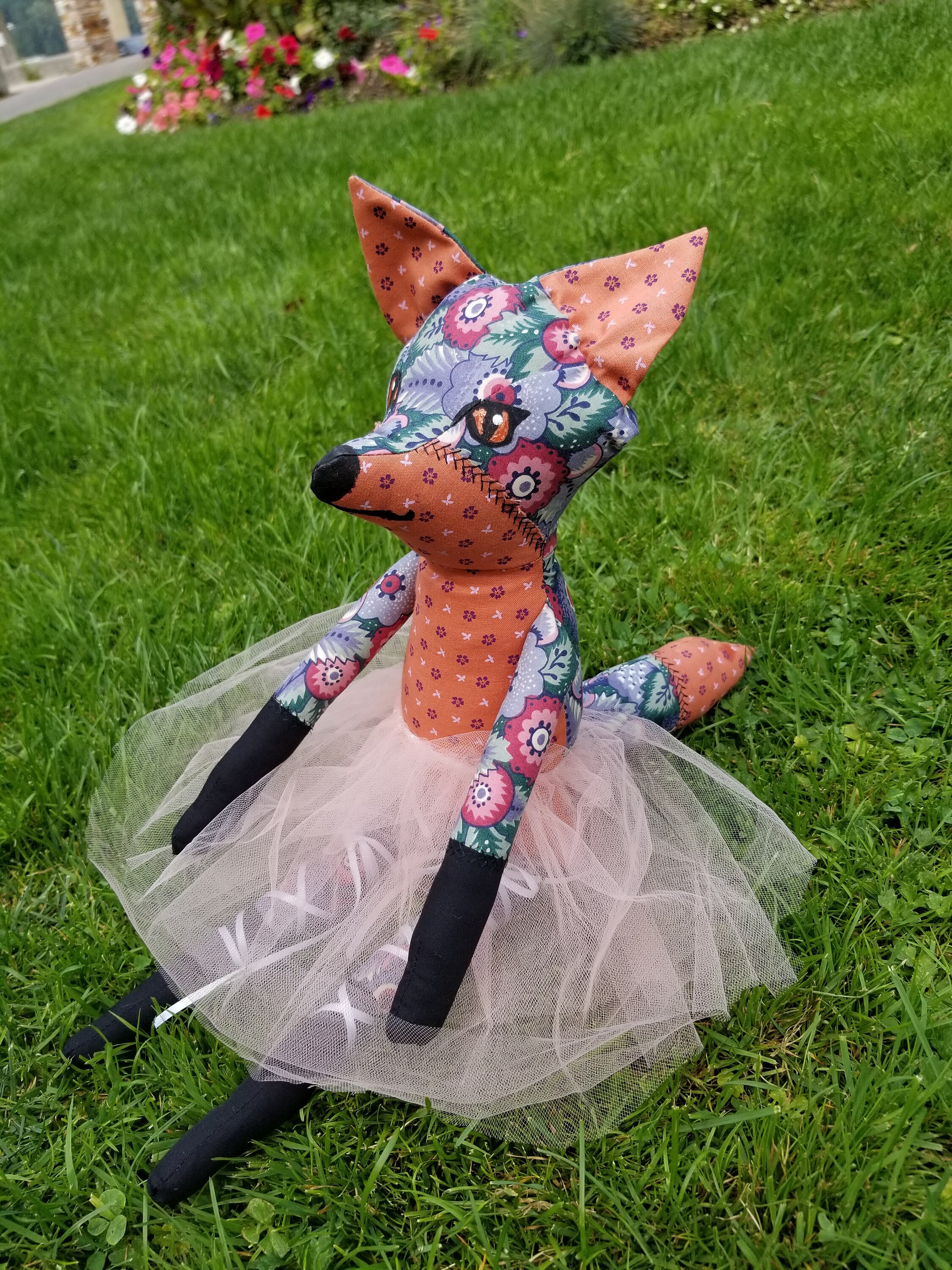 Fox Doll Fox Ballerina Fox Toy Fox Nursery Decor Girl Nursery Decor Fox ...