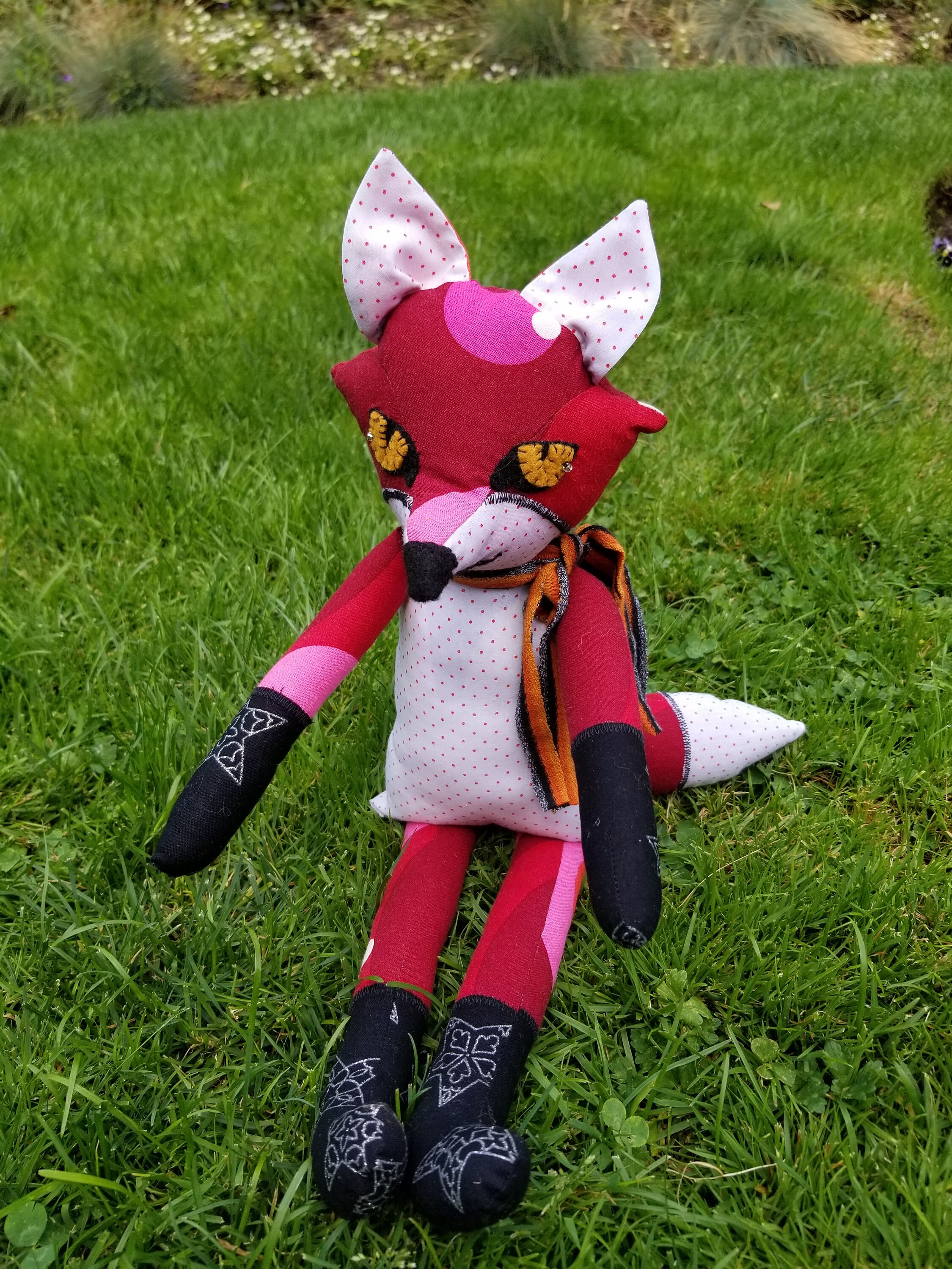 Fox Doll Fox Fabric Doll Fox Toy Fox Nursery Decor Girl - Etsy