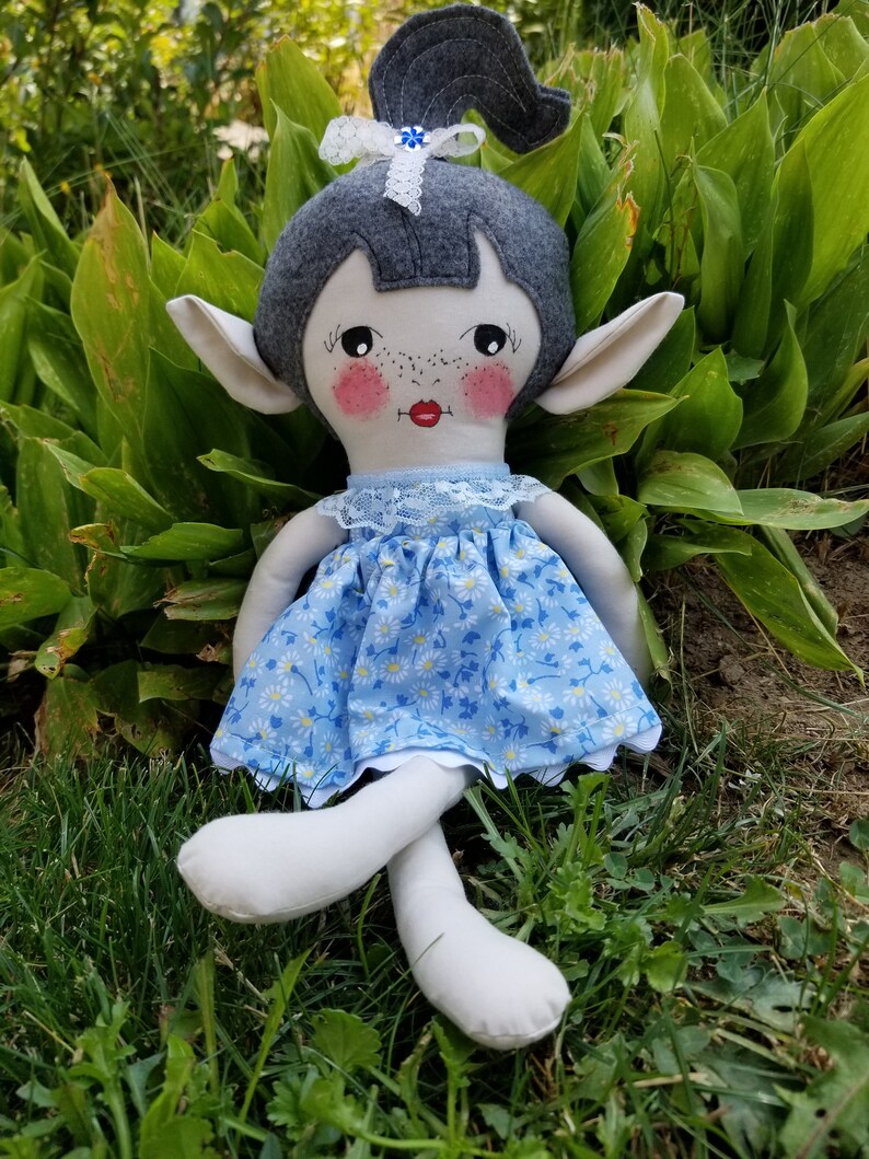 Elf Doll, Elf Girl Doll, Elves, Rag Doll, Nursery Decor - Etsy
