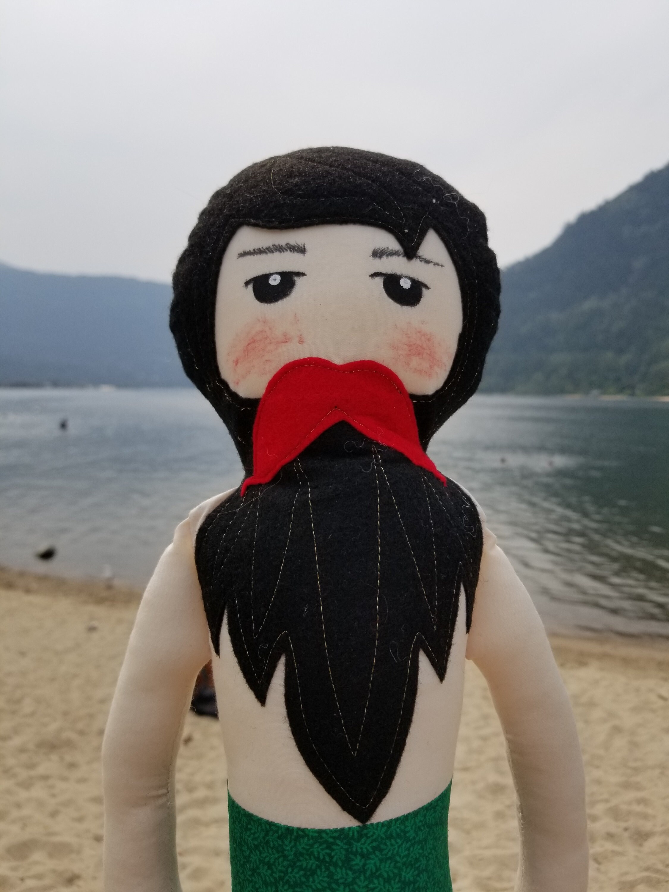 Merman Doll, Merboy, Mermaid, Bearded Merman, Fantasy, Magical Doll ...