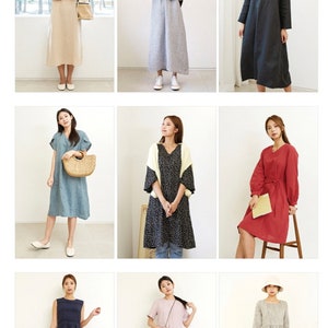 25 Simple Style Dresses - Sewing Pattern Book - Etsy