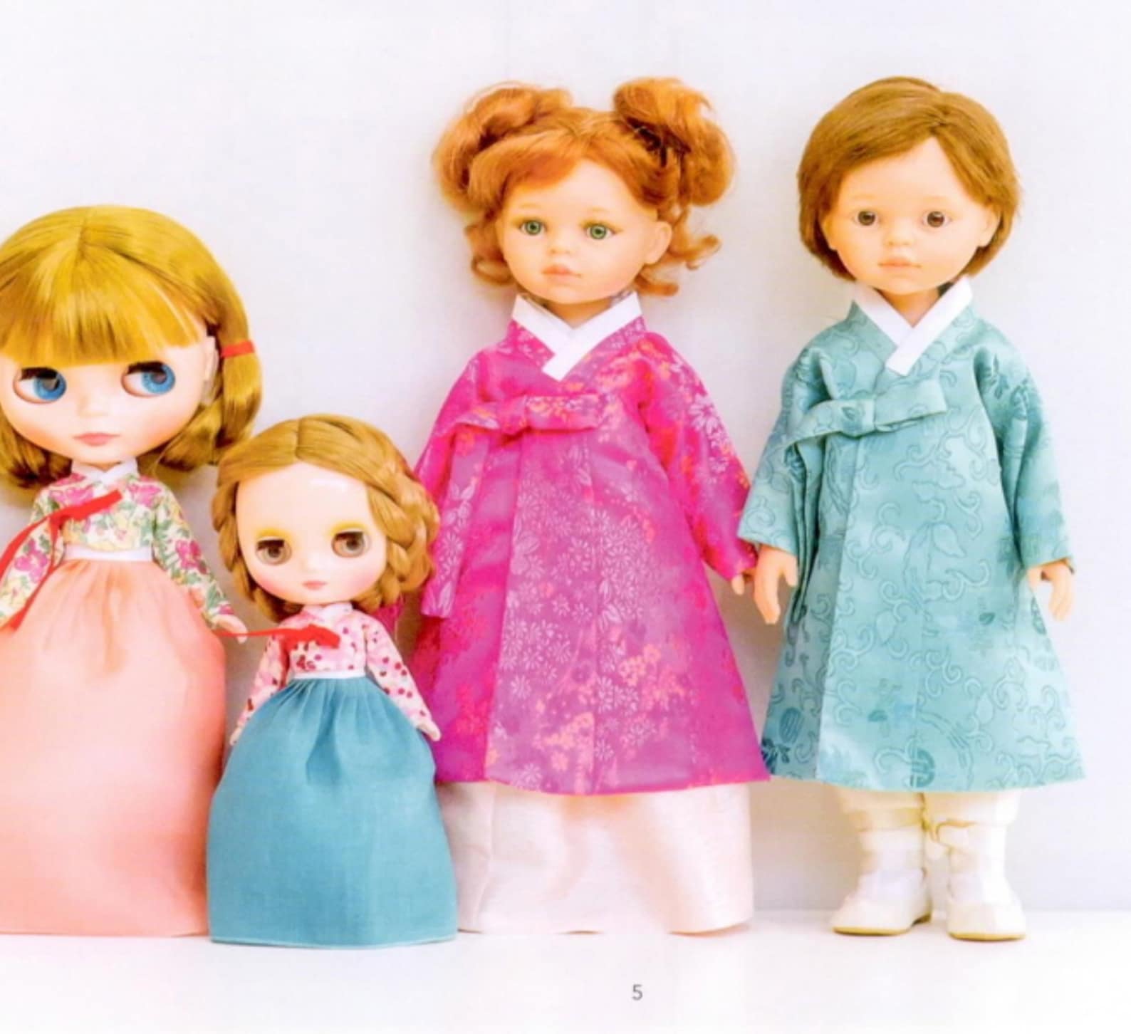 Doll Dresses of Korean Traditional Clothes HANBOK Craft Book - Etsy