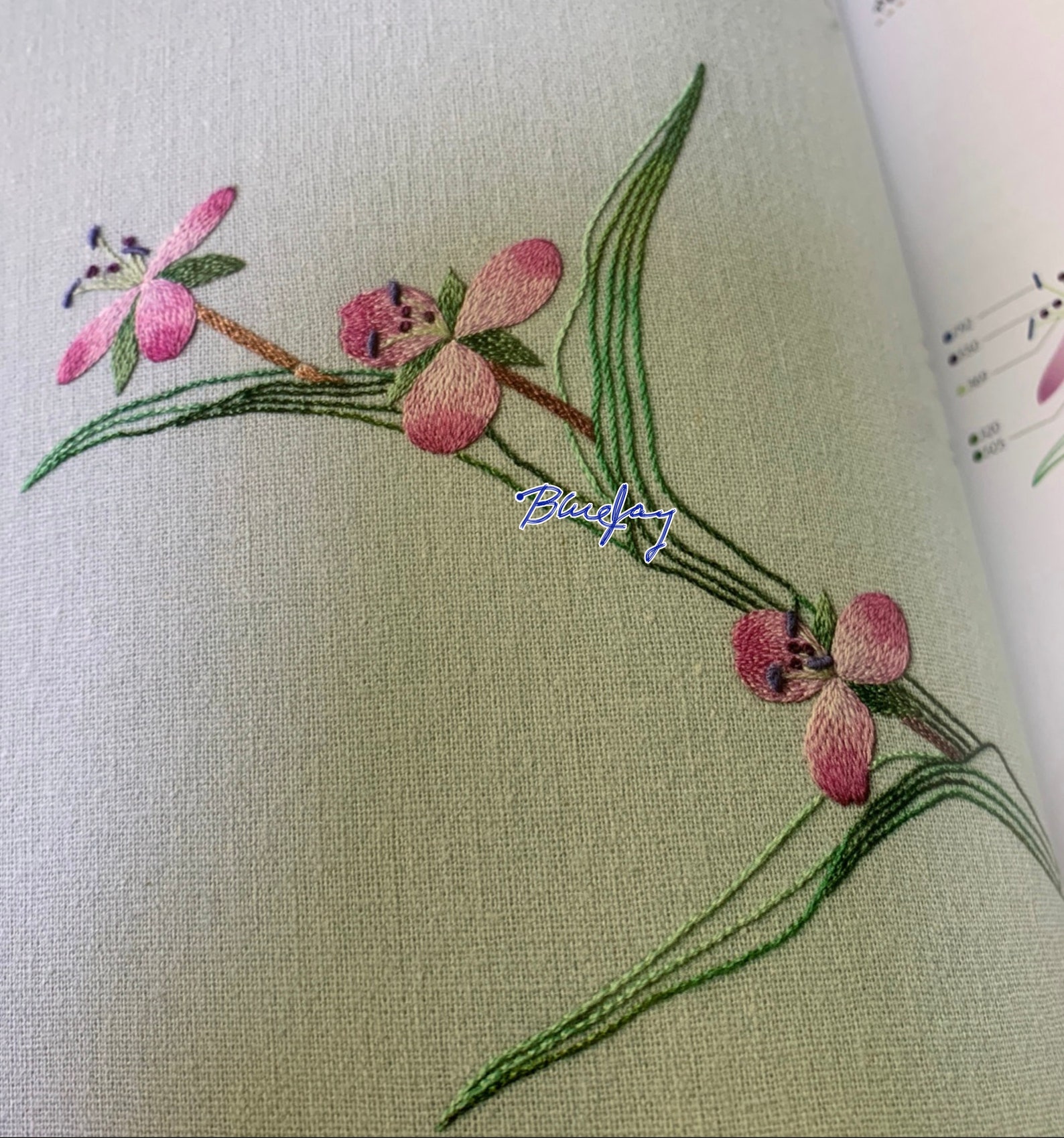 Haran's Botanical Flowers Embroidery Korean Embroidery - Etsy