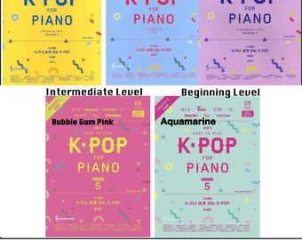 JOY'S K-POP for PIANO Beginner to Advanced Level Korean | Etsy