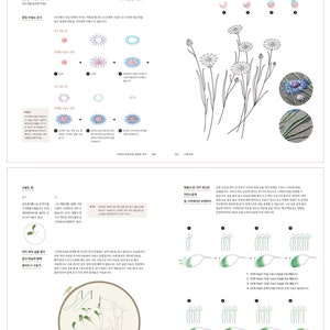 Haran's Botanical Flowers Embroidery - Korean Embroidery Book - Etsy