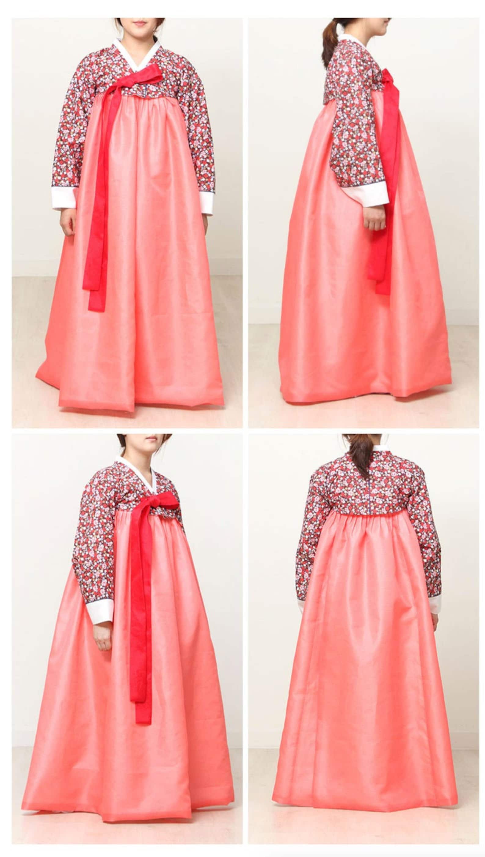 Korean Traditional Women HANBOK Pattern Sheet - Etsy