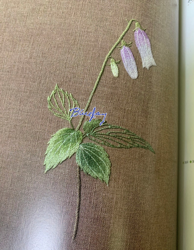 Haran's Botanical Flowers Embroidery Korean Embroidery - Etsy