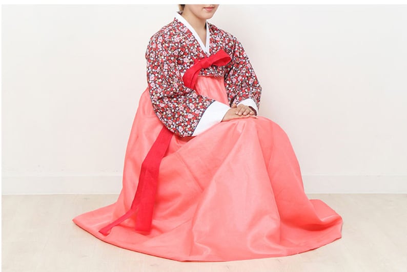 Korean Traditional Women HANBOK Pattern Sheet | Etsy