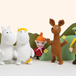 MOOMIN Crochet Doll Amigurumi - Korean Crochet Pattern Book - Etsy