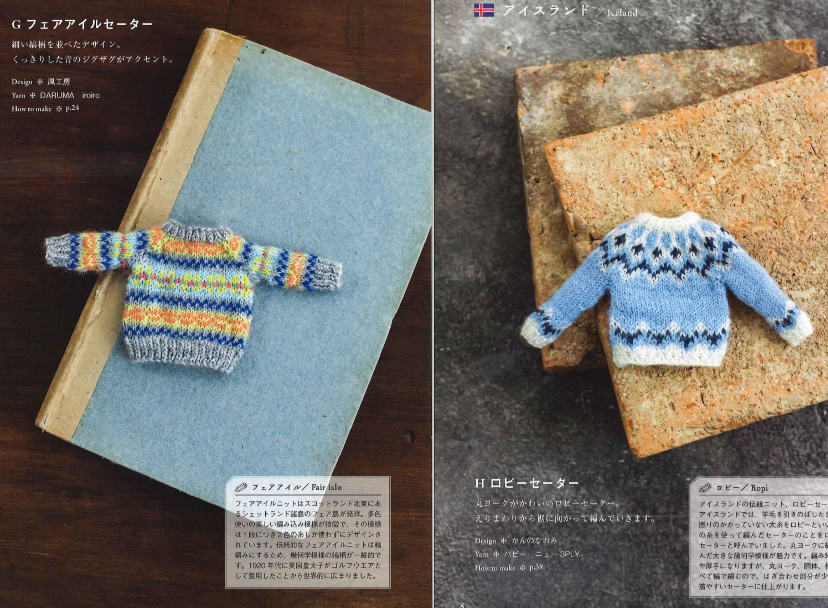 Miniature Knit Collection for 22cm Doll Knits - Japanese Craft Book - Etsy